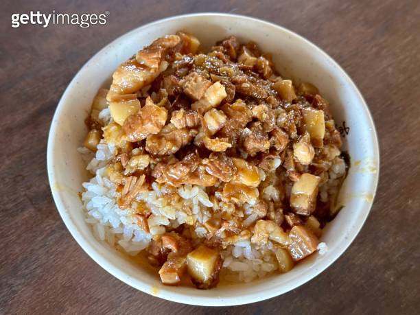 Taiwan traditional Braised Rice with Pork and Soy Sauce (1684755668 ...