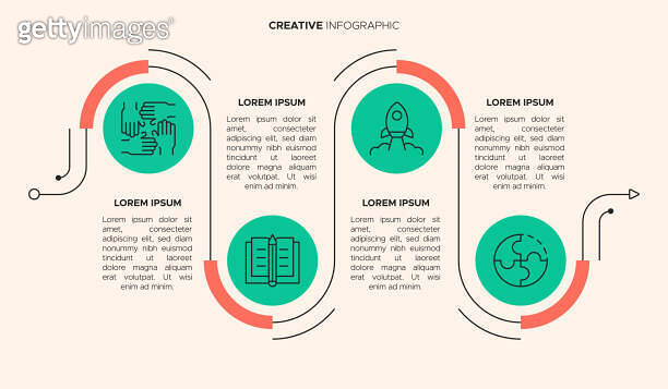 Creative Infographic Template - Creativity, Solutions, Originality 이미지 ...