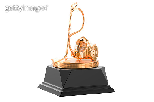 Vacuum cleaner golden award concept. 3D rendering 이미지 (1453851863) - 게티 ...