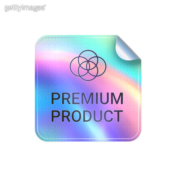 Premium product quality hologram square sticker (1499720254) 일러스트, 무료 ...