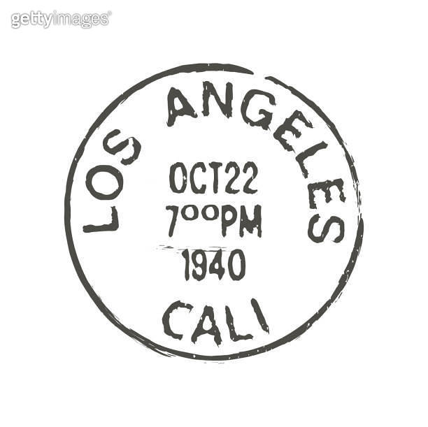 Los Angeles USA city postage and postal stamp 이미지 (1818440229) - 게티이미지뱅크