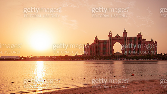 Atlantis, The Palm is a resort complex on artificial island Palm ...
