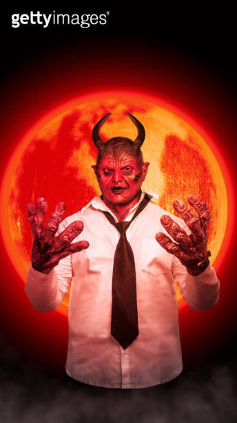 Scary demon Halloween 이미지 (1742308107) - 게티이미지뱅크