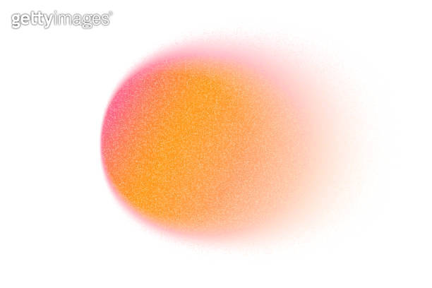 Color gradient, gradation circle, vector grain noise texture ...