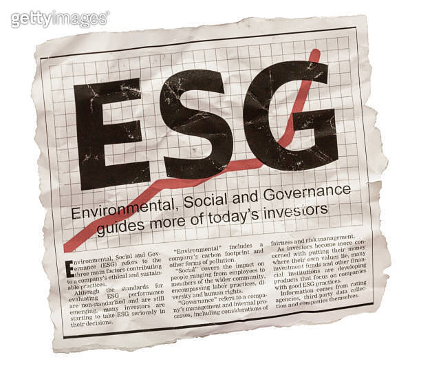 ESG dominates newspaper headlines and article about Environmental ...