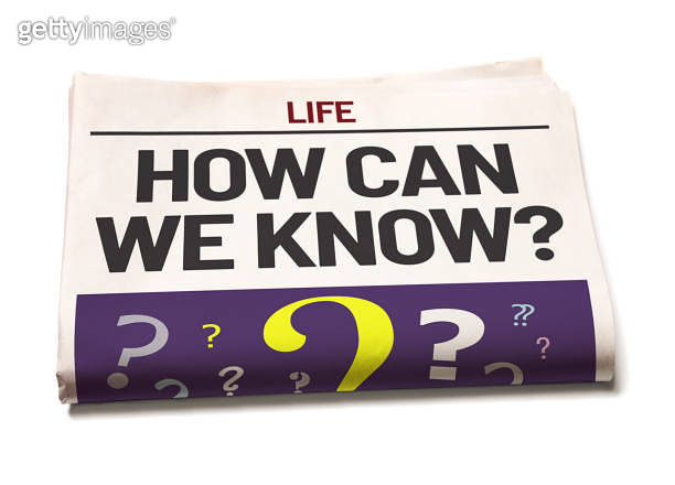 How Can We Know? asks headline in a newspaper lifestyle section above a ...