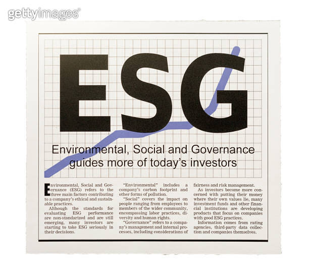 ESG dominates newspaper headlines and article about Environmental ...