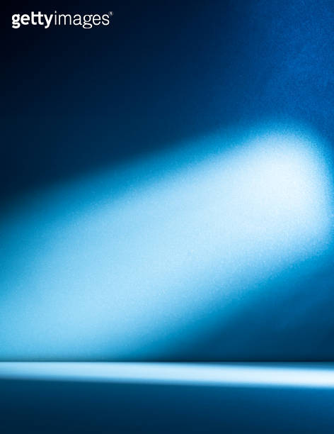 Blue Background Studio Presentation Abstract cyan Corner Shelf Template ...