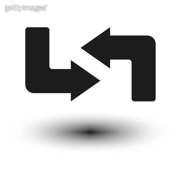 Corner arrows. Isolated elements. Vector illustration. (1460689267 ...