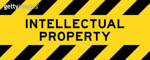 Yellow and black color with line striped label banner with word ...