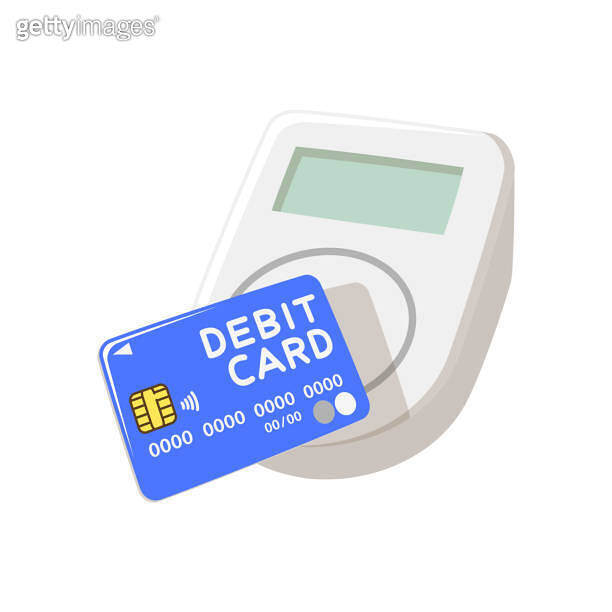Touch payment. Cashless payment. Debit card. 이미지 (1595753999) - 게티이미지뱅크