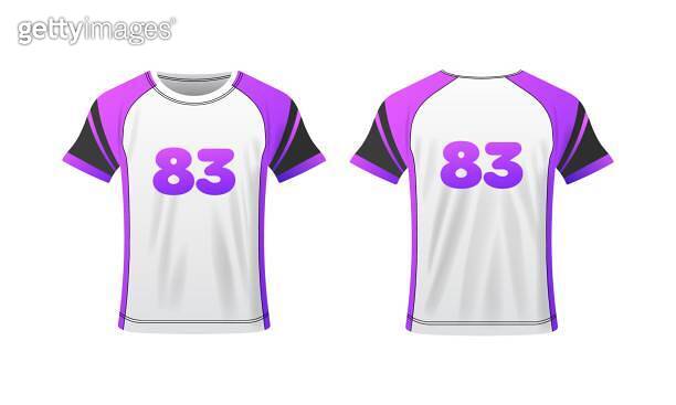 T-shirt layout. Flat, color, t-shirt for your design, 83 number, t ...