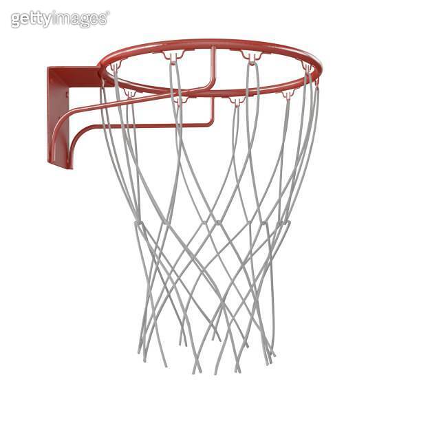 a basketball hoop on a white surface with no backboard 이미지 (1786226863 ...