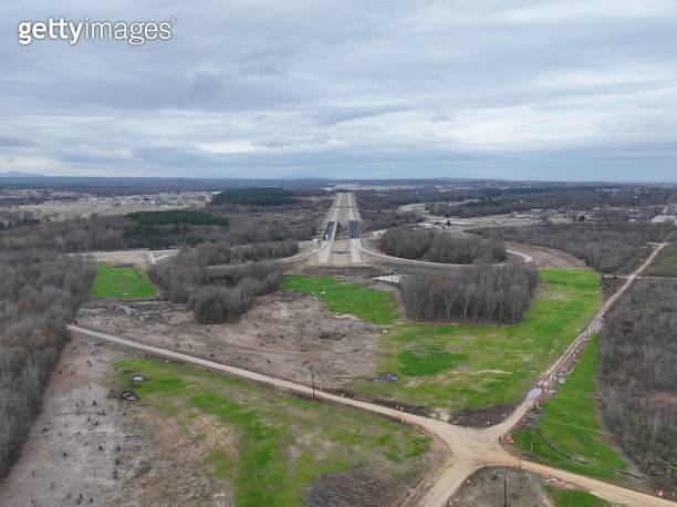 Interstate 49 in Arkansas where the highway ends in Barling 이미지 ...