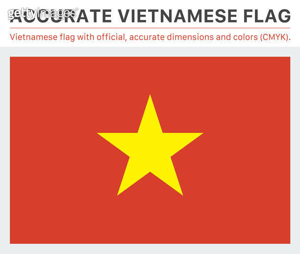 Vietnamese Flag (Official CMYK Colors, Official Specifications ...