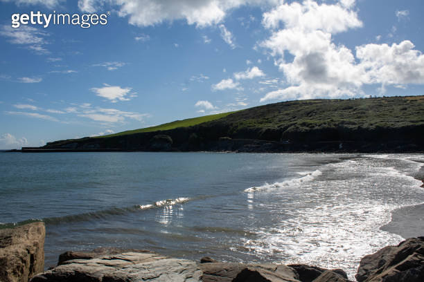 Summer afternoon on Warren Strand Beach in Rosscarbery West Cork ...