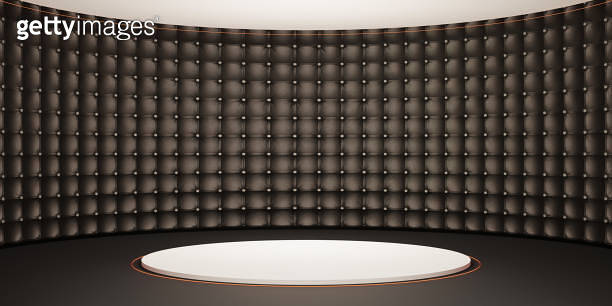 Round room round podium curved stage curved screen round screen curved ...