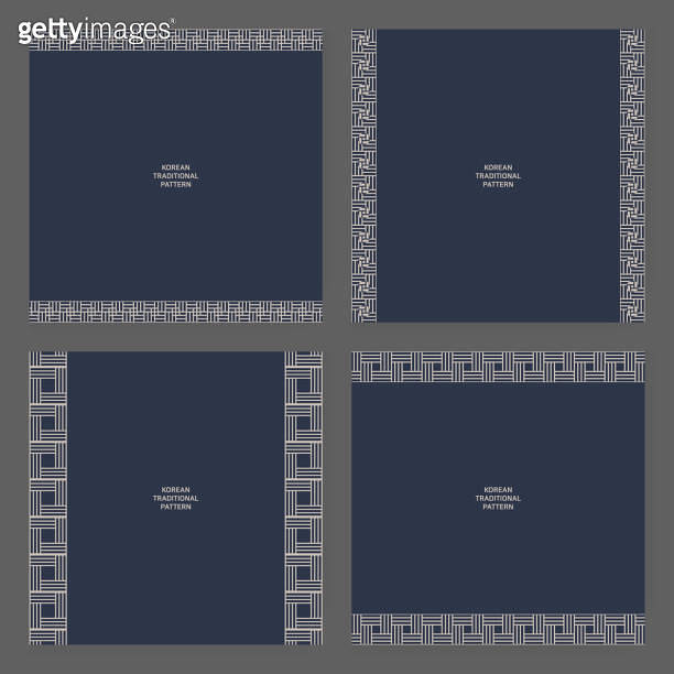 Collection of various traditional Korean patterns and frames. 이미지 ...