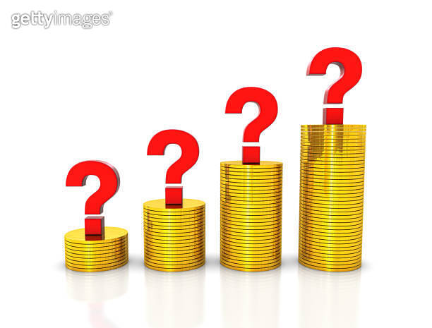 Business Graph with Question Mark 이미지 (1456353129) - 게티이미지뱅크