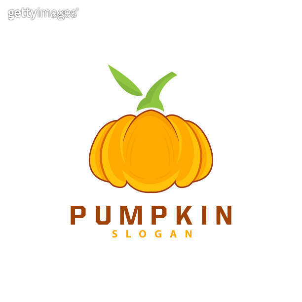 Pumpkin Logo, Pumpkin Vector, Healthy Vegetable Fruit Farmer, Premium ...