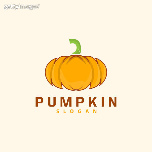 Pumpkin Logo, Pumpkin Vector, Healthy Vegetable Fruit Farmer, Premium ...