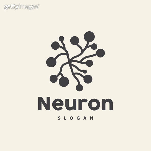 Neuron Logo, Neuron Nerve or Seaweed Vector Abstract Molecule Design ...