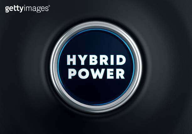 Hybrid Car start button On Dashboard 이미지 (1493715832) - 게티이미지뱅크