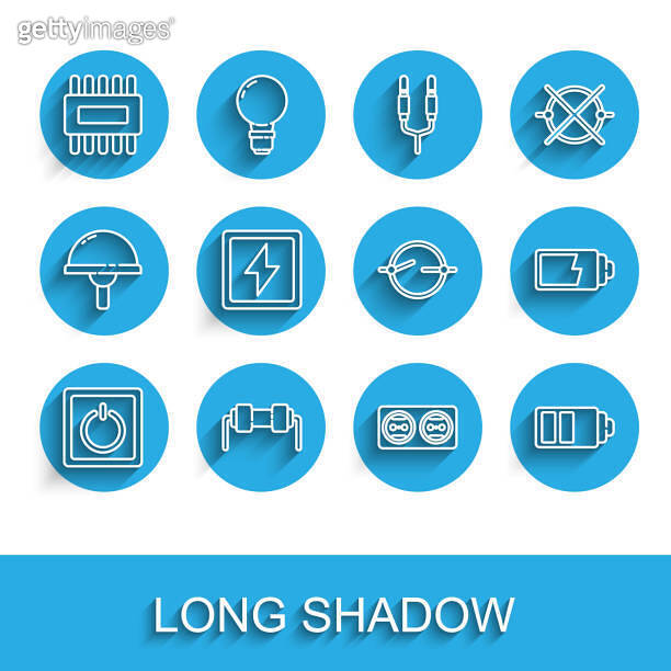 Set line Electric light switch, Resistor electricity, Processor with ...