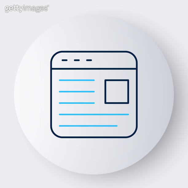 Line Advertising icon isolated on white background. Concept of ...