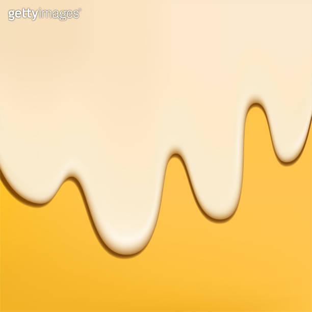 Vector Realistic Dripping Dripping Cheese or Sauce under sunlight 3D ...