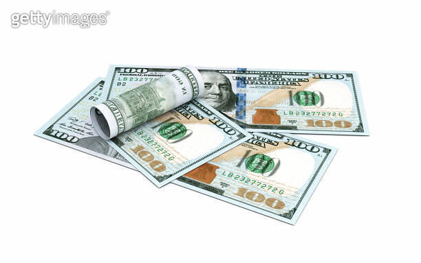 $100 Banknote, Object + Shadow Clipping Path (1498464348) 일러스트, 무료 일러스트 ...
