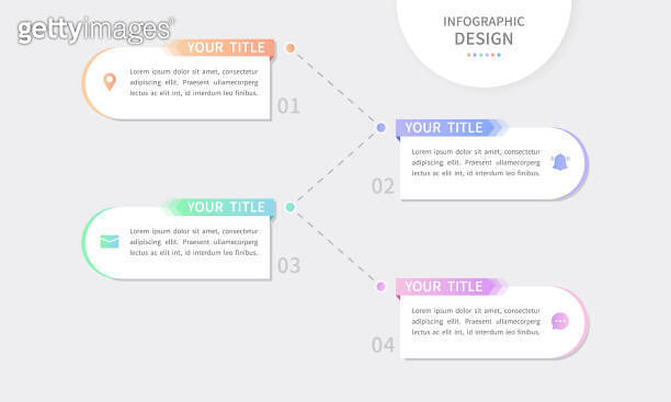 Modern style infographic with business timeline template for introducing steps 이미지 (1729303886 ...