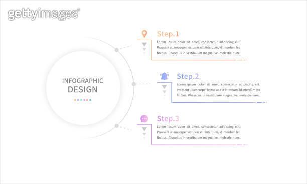 Modern style infographic with business timeline template for introducing steps 이미지 (1729304928 ...