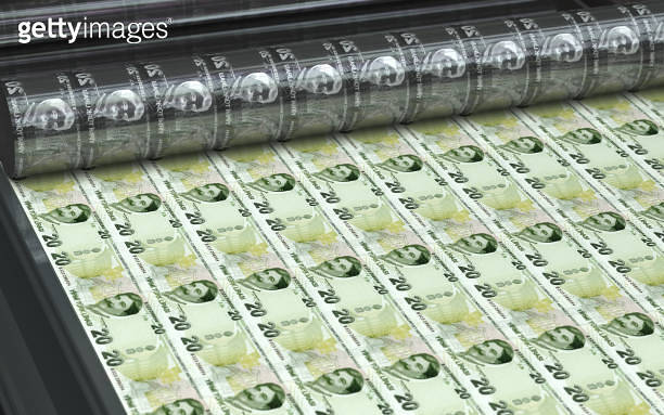 20 TL Back Banknote Money Printing House, Financial Concept (1731730513 ...