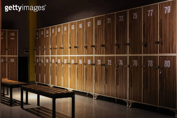 Lockers And Dressing Room With Numbers On Them 이미지 (1714583586) - 게티이미지뱅크
