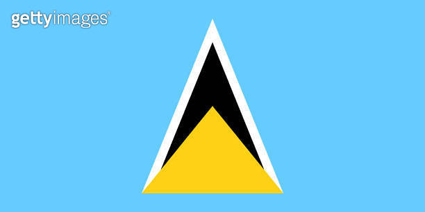Saint Lucia flag. Official proportion. Correct colors 이미지 (1481279006 ... Saint Lucia flag. Official proportion. Correct colors 이미지 (1481279006 ...