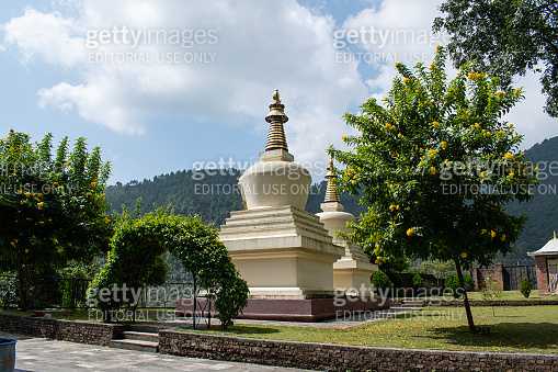 Dakshinkali, Nepal: view of the monastery of Guru Rinpoche, tantric ...