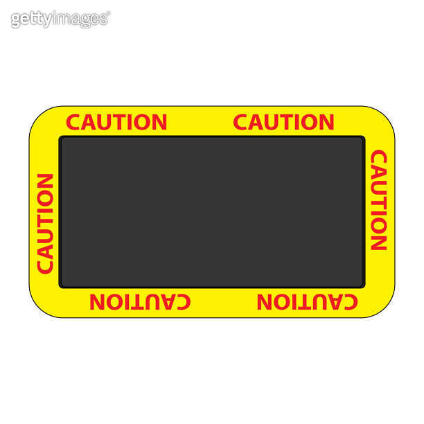 Caution signs. Symbols of danger and warning signs. safety warning ...