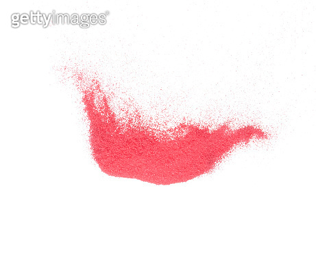 Small size red Sand flying explosion, blood sands grain wave explode ...