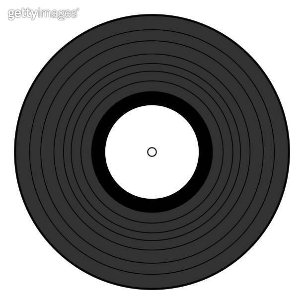 phonograph record - LP vinyl gramophone record vector illustration ...