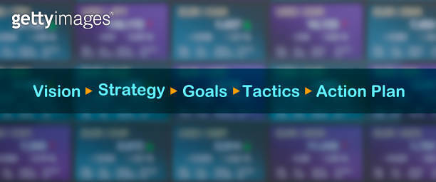 Vision - Strategy - Goals - Tactics - Action Plan 이미지 (1729374240) - 게티 ...