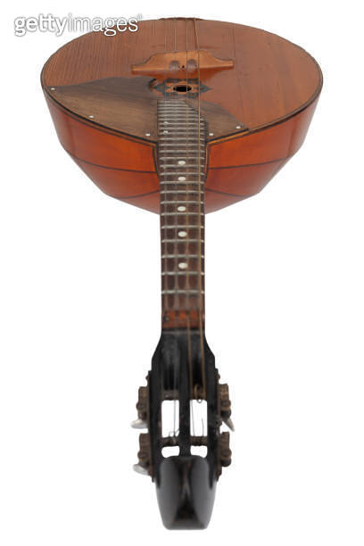 Ukrainian domra. Long-necked folk string instrument of the lute family ...