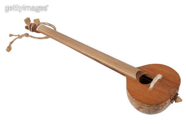 Turkish tambur. Long-necked folk string instrument of the lute family ...