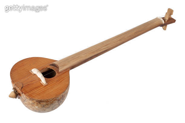 Turkish tambur. Long-necked folk string instrument of the lute family ...