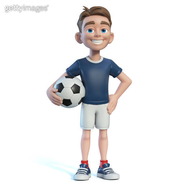 Little boy football player wearing a France national team kit, shirt ...