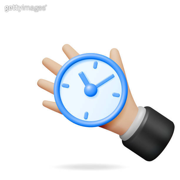 3d Analog Chronometer Timer Counter In Hand 이미지 1483257458 게티이미지뱅크