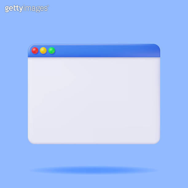 3d Browser Window Isolated 이미지 1460788552 게티이미지뱅크