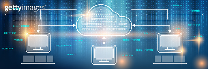 Cloud computing, data processing vector concept 이미지 (1454878576) - 게티이미지뱅크