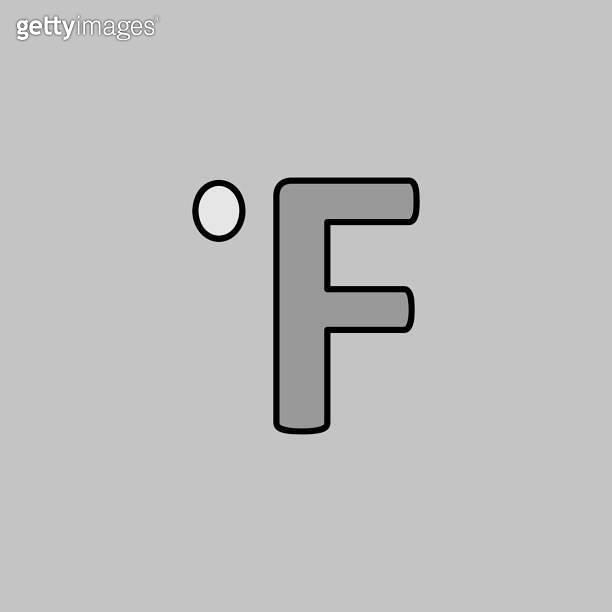 Fahrenheit degrees vector flat icon. Weather sign (1491938034) 일러스트, 무료 ...