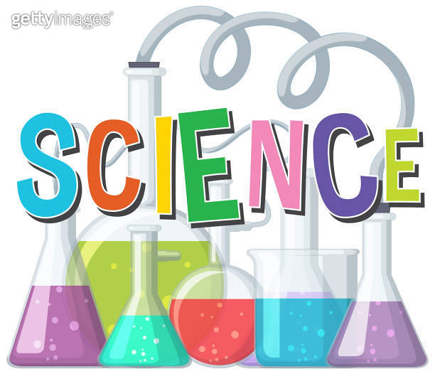 Science Logo Banner with Lab Tools and Equipment 이미지 (1622047718) - 게티이미지뱅크